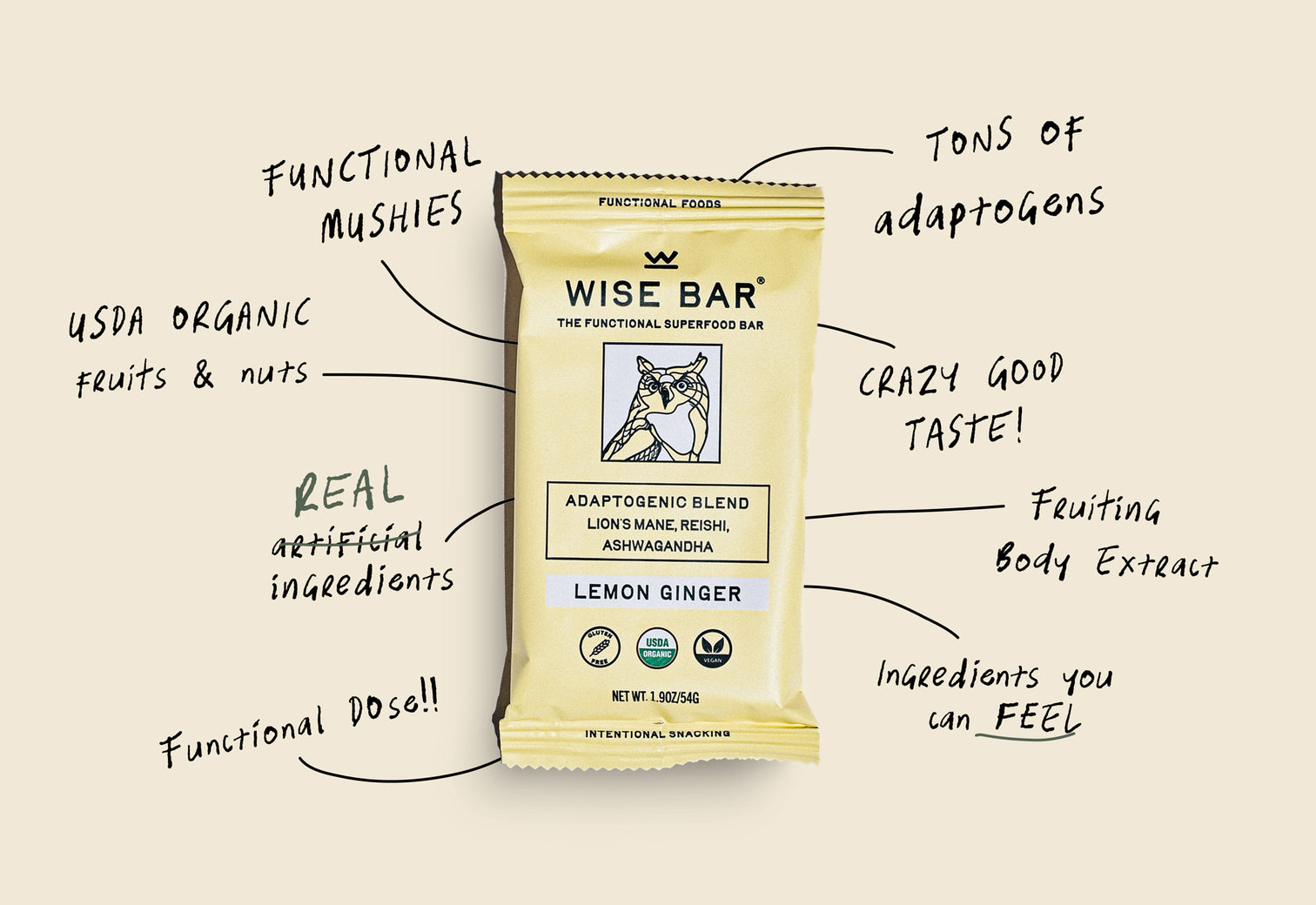 Wise Bar - Organic Adaptogen Bars – WISE BAR