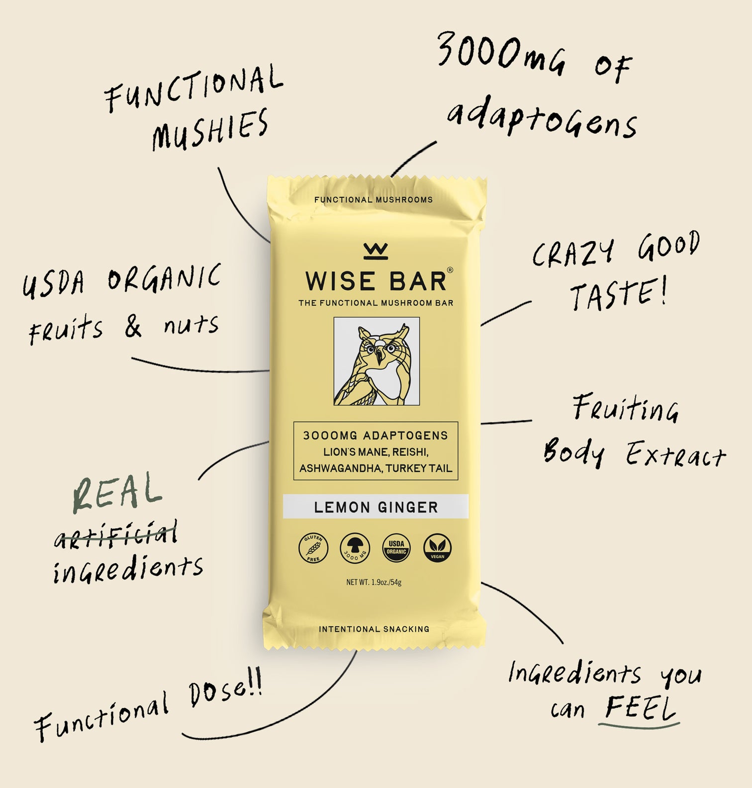 Wise Bar - Organic Adaptogen Bars – WISE BAR