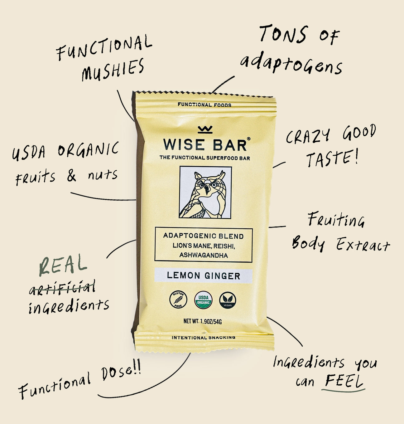 Wise Bar - Organic Adaptogen Bars – WISE BAR